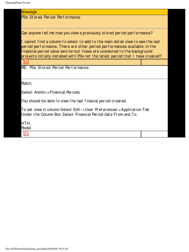 Period Performance | PDF | Backup | Computer File