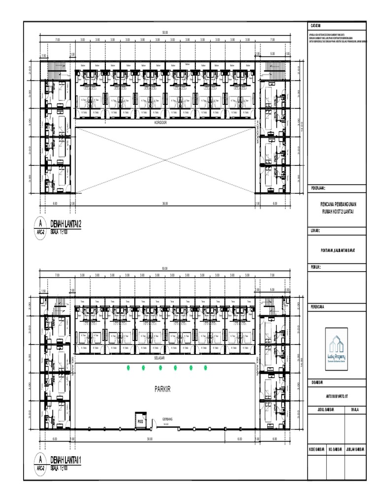 Denah Kos 2 Lantai | PDF