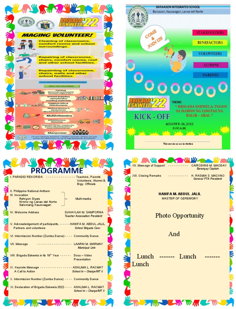 Brigada-Kick-Off-Program (1) | PDF