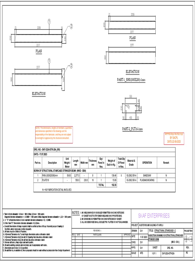 SKF 2324 STR 204 (R0) | PDF | Welding | Construction