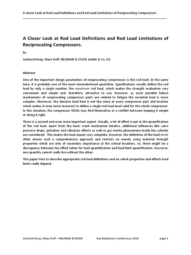 A Closer Look at Rod Load Definitions and Rod Load Limitations of ...