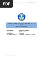 Contoh Format KKTP Kurikulum Merdeka Dan Cara Menentukanya | PDF