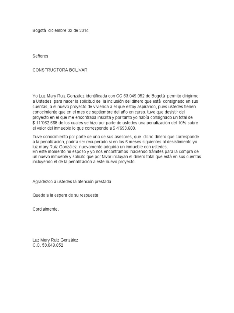 Carta Constructora | PDF