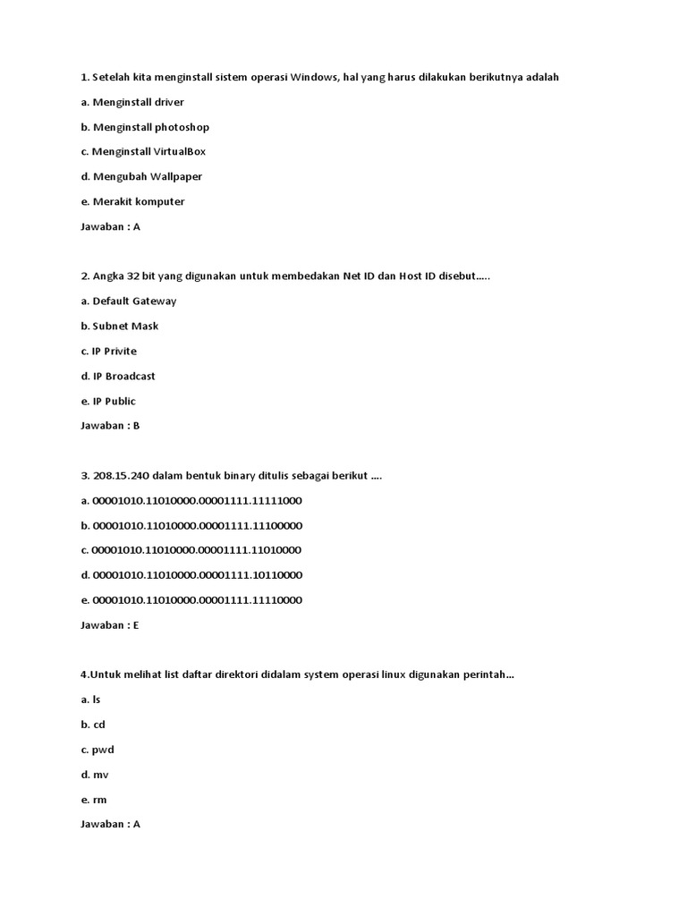 Tugas Kelas 11 TKJ | PDF