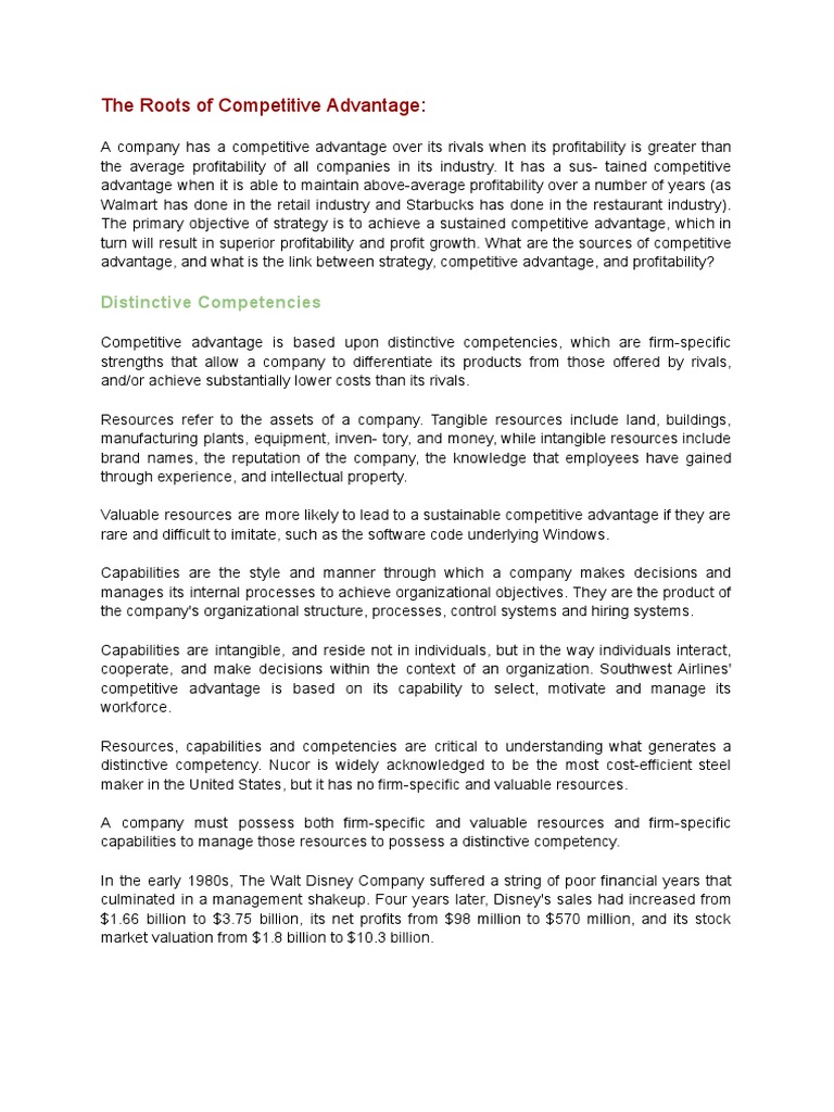 Chapter 3 | PDF | Competitive Advantage | Pricing