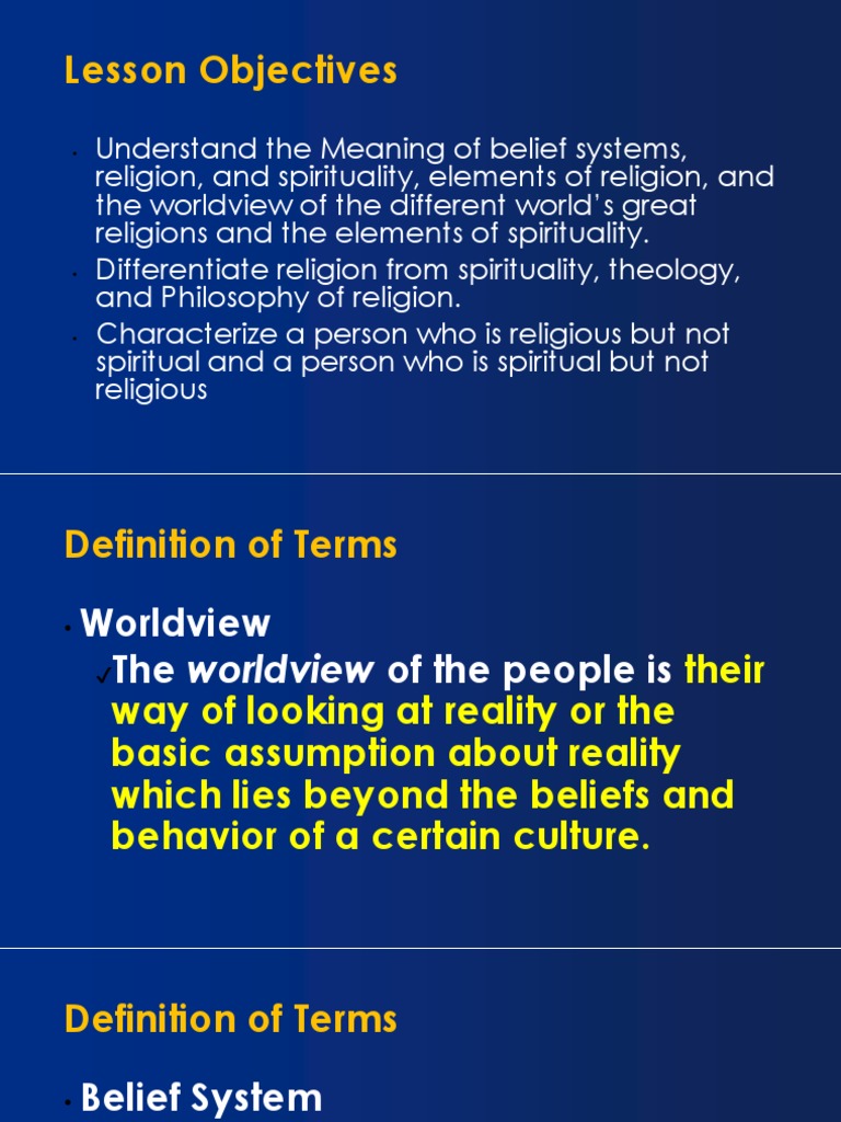 Religion - 11 - Humss - Lesson - 1st - Quarter - Lesson 1-2 (Student's ...