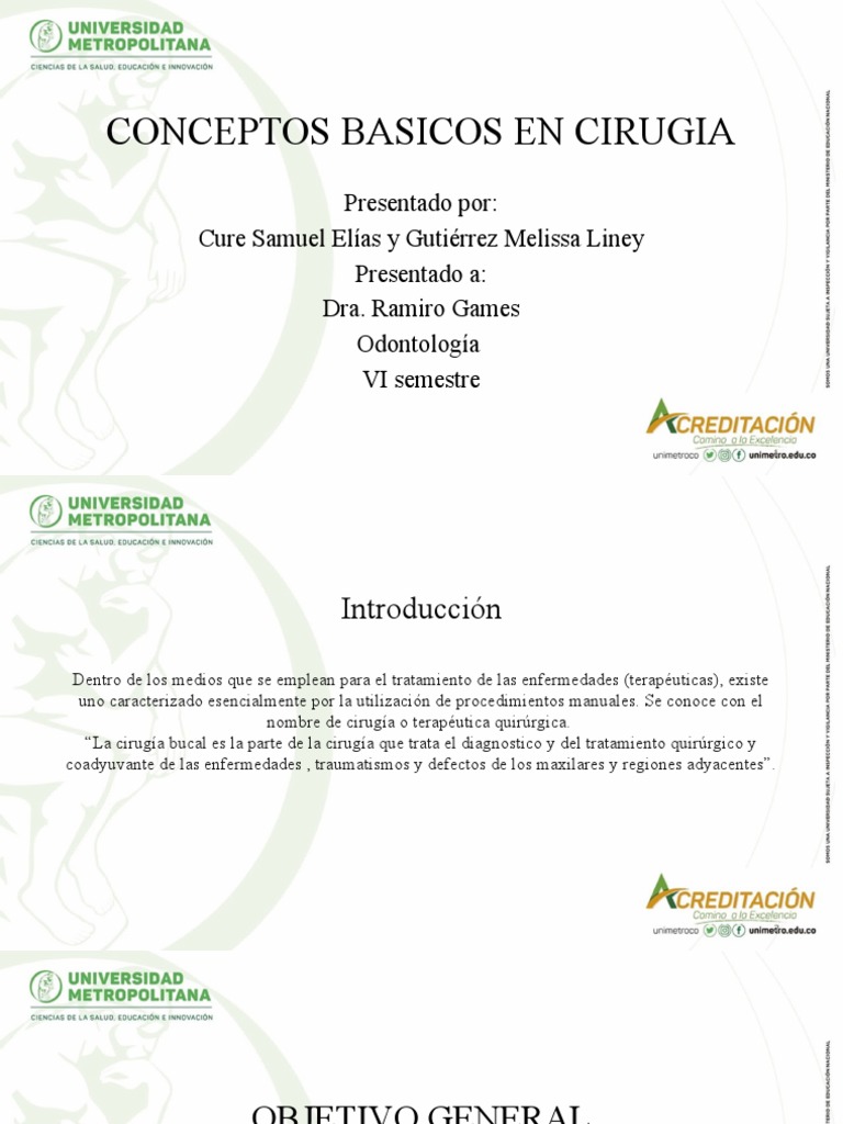 Conceptos Basicos de La Cirugia | PDF | Cirugía | Cirugía Oral y Maxilofacial