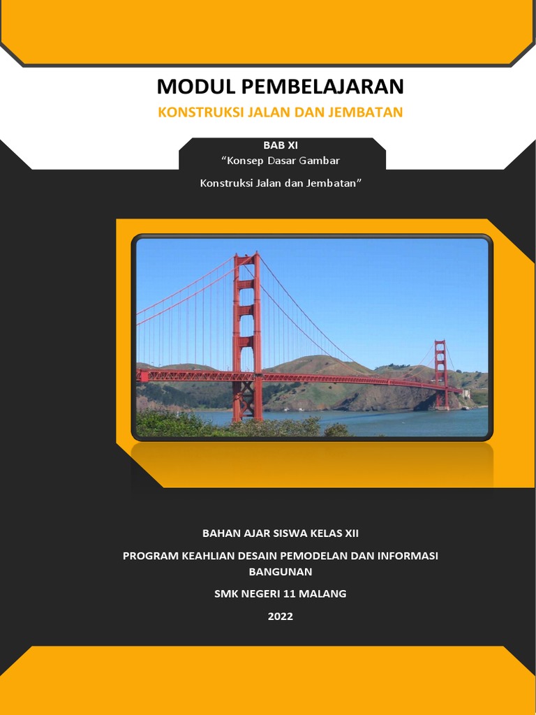 MODUL KJJ - Persyaratan Penggambaran Konstruksi Jalan Dan Jembatan | PDF