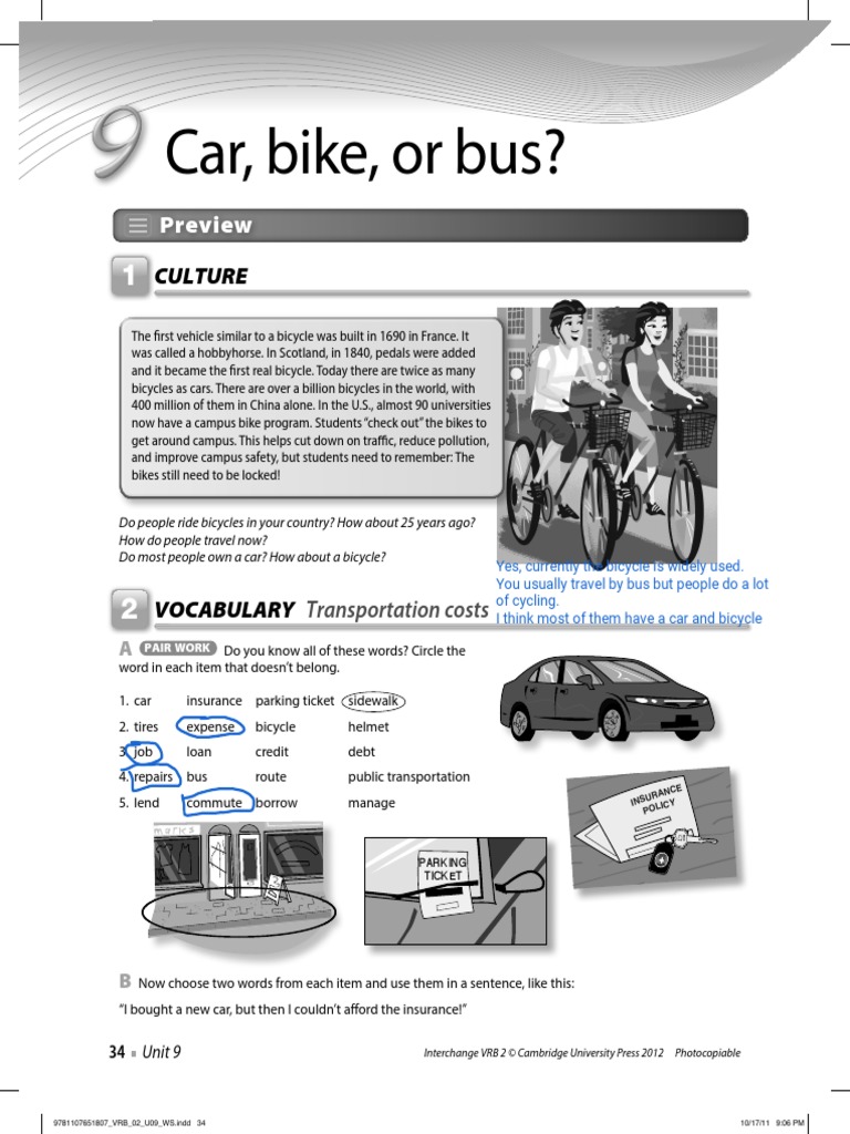 Lisbeth Unit 9.homework PDF | PDF | Land Transport | Transport