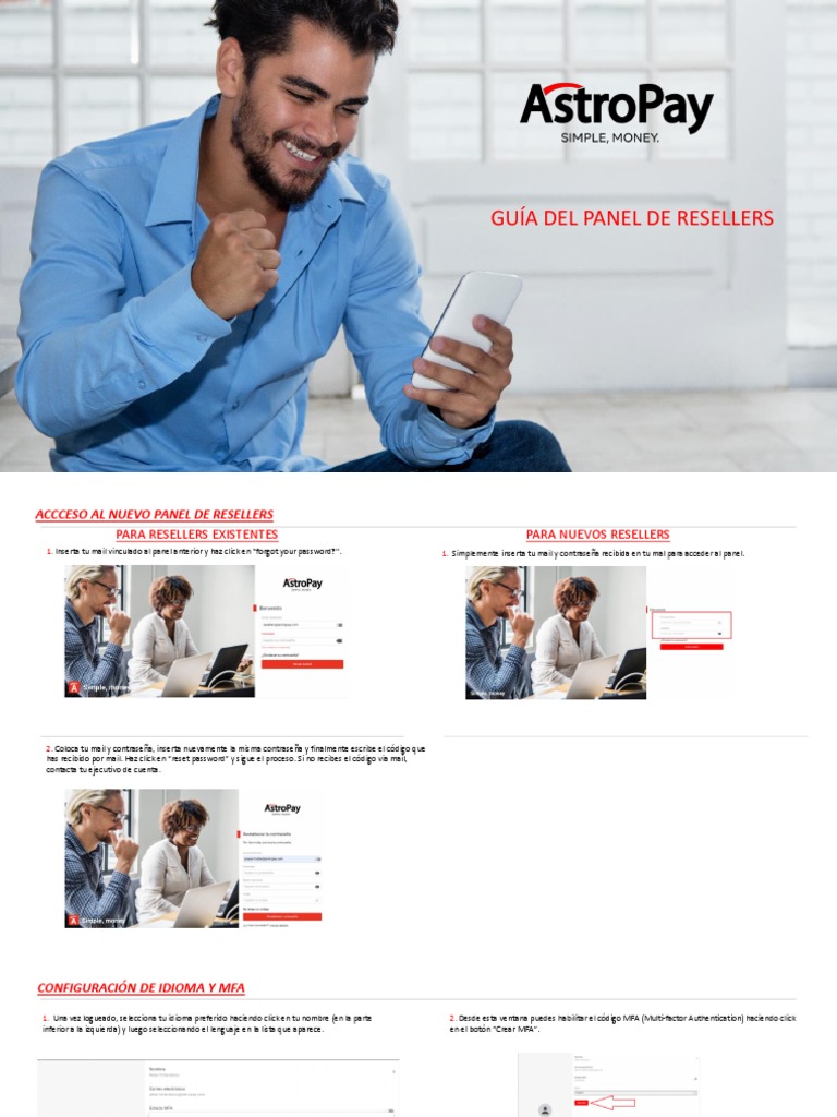 AstroPay-Resellers Guide 2.0-ES | PDF | Contraseña | Ciencias de la ...