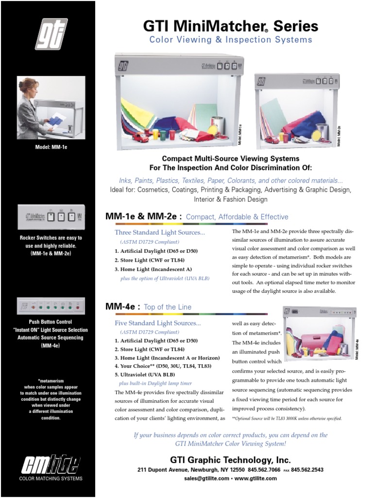 GTI MiniMatcher Series | PDF