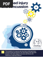 Caring For Yourself After Head Injury Acc NZ | PDF