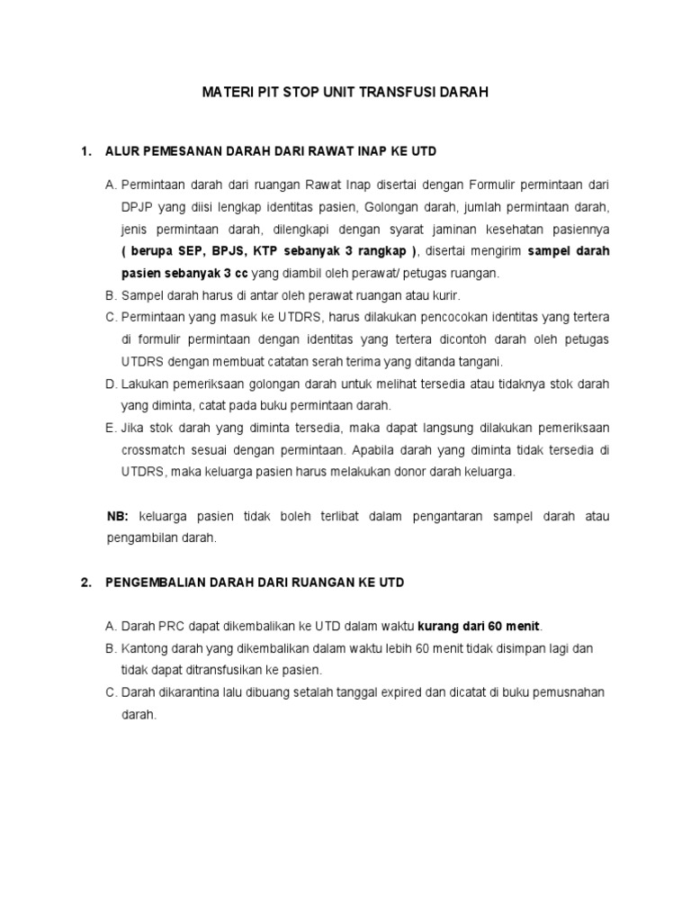 Materi Pitstop | PDF