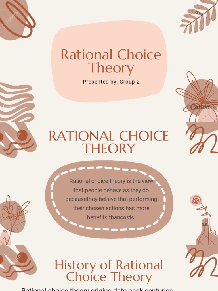 Rational Choice Theory Explained | PDF | Career & Growth | Self-Improvement