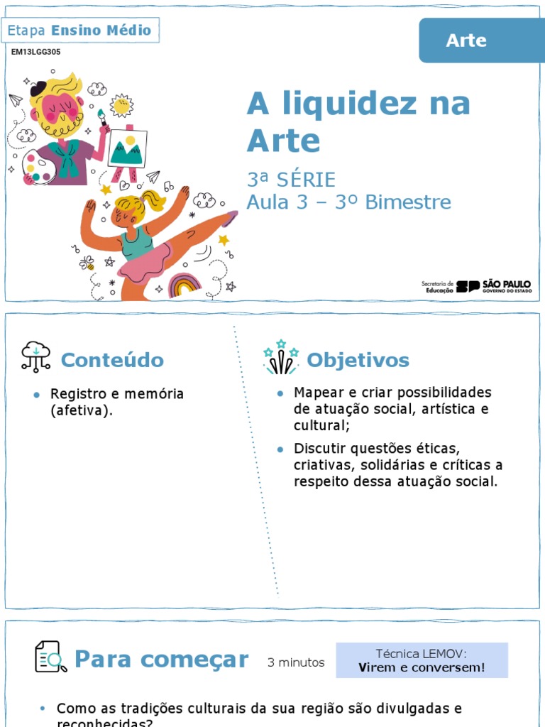 Aula 3 - A Liquidez Na Arte | PDF