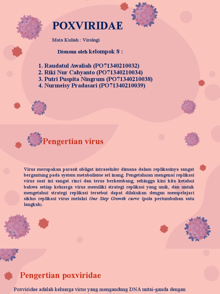 Klasifikasi dan Penyakit Poxviridae | PDF | Kesehatan Holistik | Sains ...