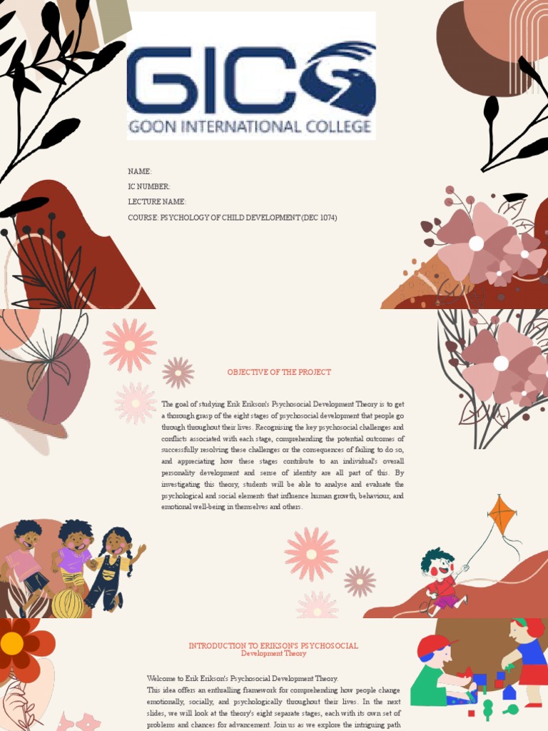 Name: Ic Number: Lecture Name: Course: Psychology of Child Development ...
