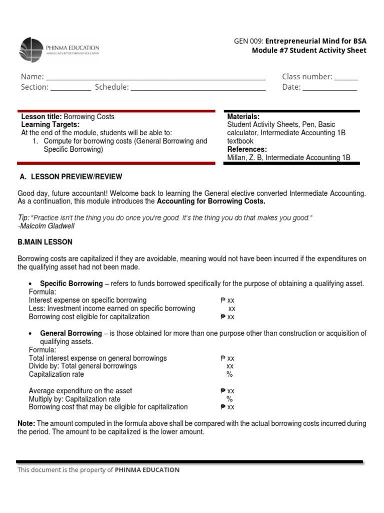 Gen 009 - Sas 7 | PDF | Finance & Money Management