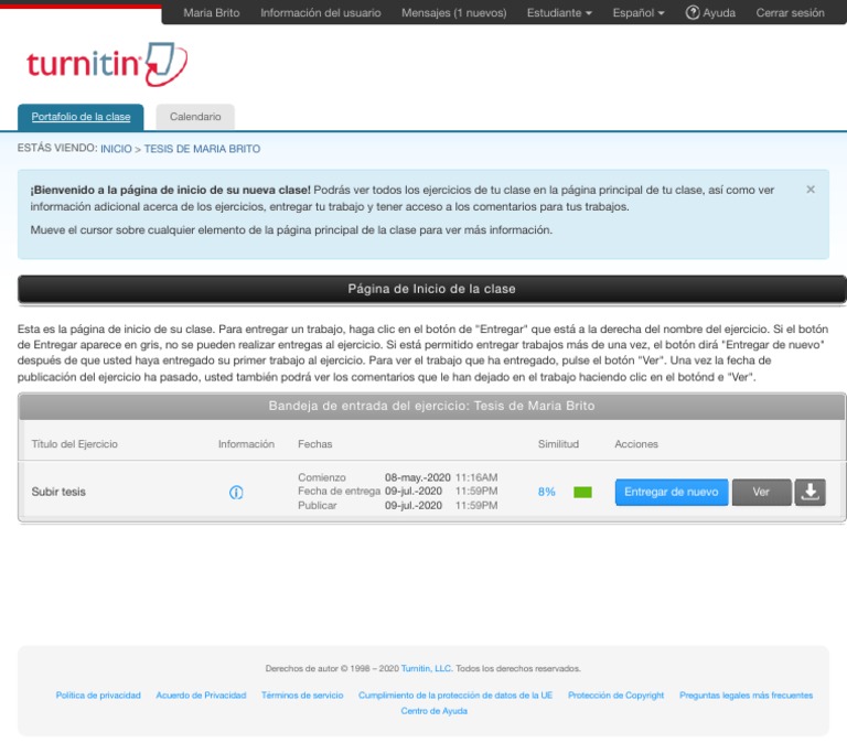 Turnitin - Class Portfolio | PDF | Informática | ciberespacio