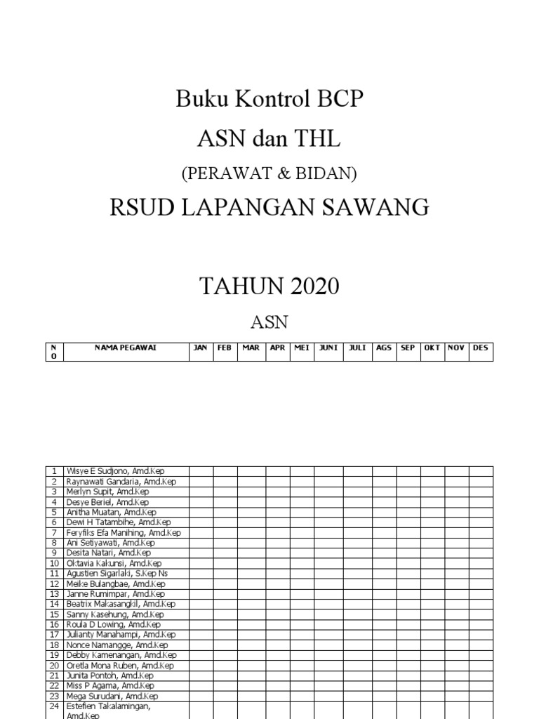 Buku Kontrol BC1 | PDF