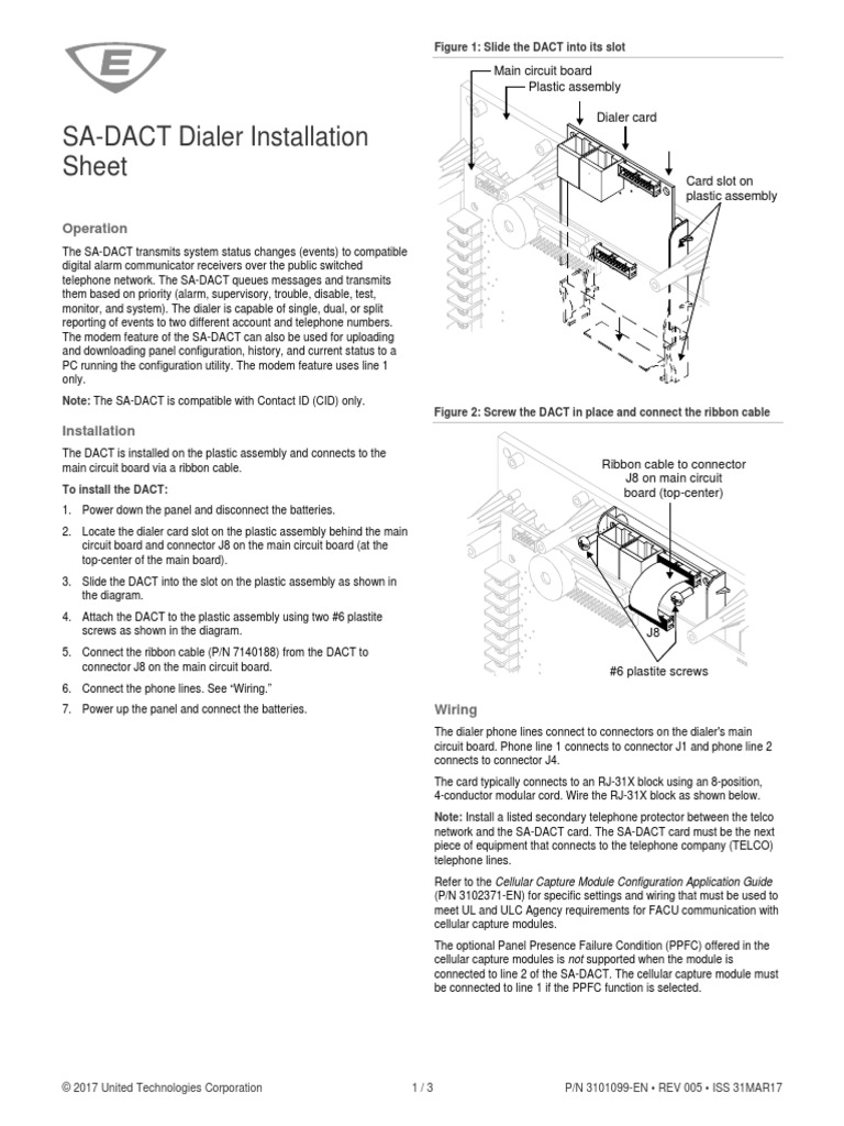 Targeta Sa-Dact | PDF | Telephone | Electrical Connector