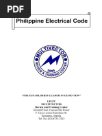 Philippine Electrical Code | PDF | Electrical Wiring | Fuse (Electrical)