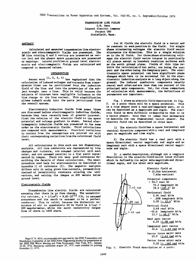 Transmission Line Fields | PDF