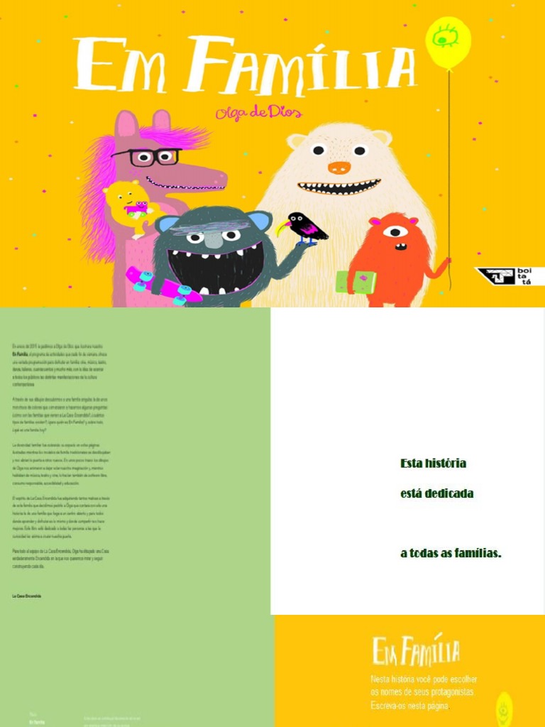 LIVRO Infantil EM - FAMÍLIA-Olga Portugues | PDF