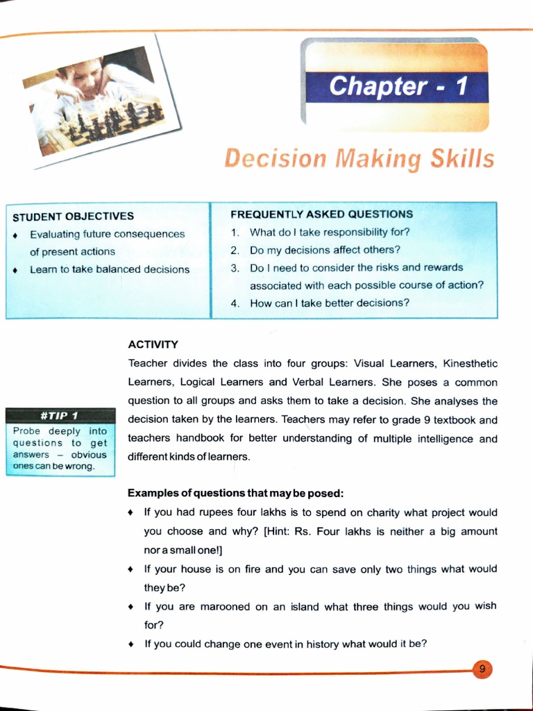 Gr10 Moral Science Chap 1-3 | PDF