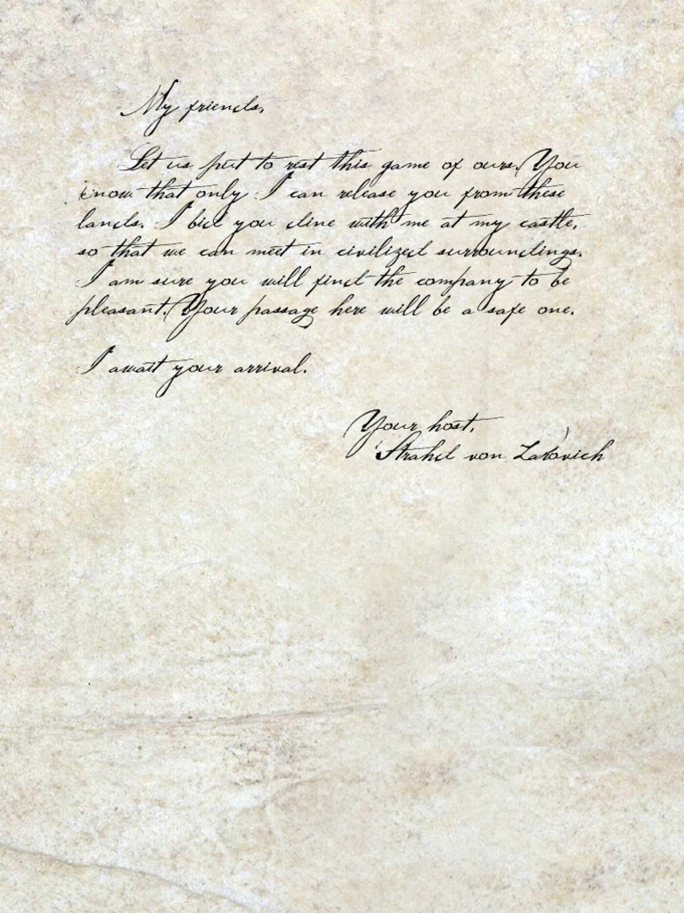 Strahd Invitation | PDF