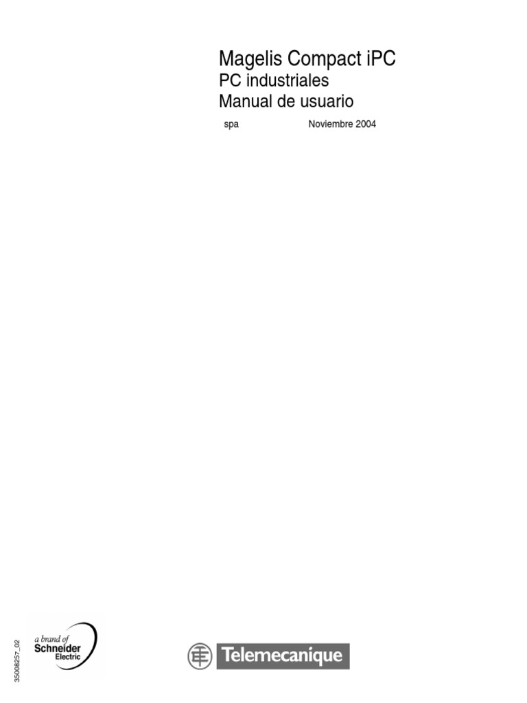 Magelis iPC Manual Spanish | PDF | Software | Windows XP