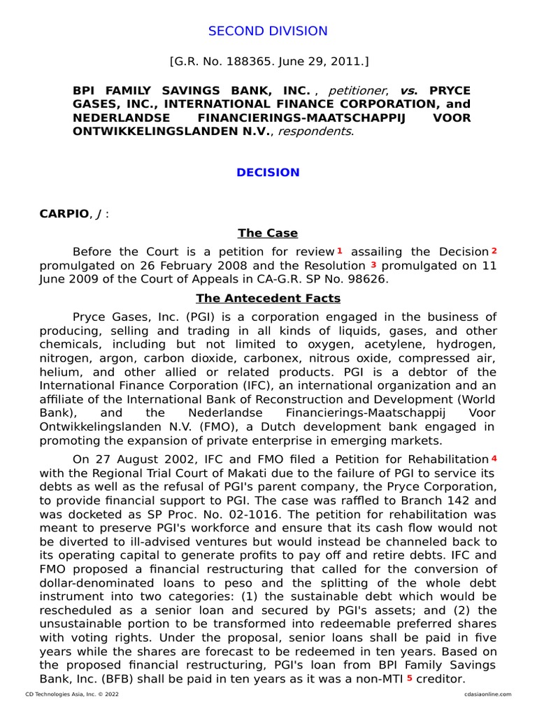 BPI v. Pryce Gases, Inc | PDF | Appeal | Judiciaries
