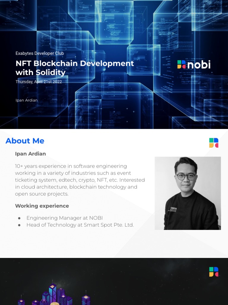 Ipan Ardian NFT Blockchain Development With Solidity 1 | PDF ... Ipan Ardian NFT Blockchain Development With Solidity 1 | PDF ...