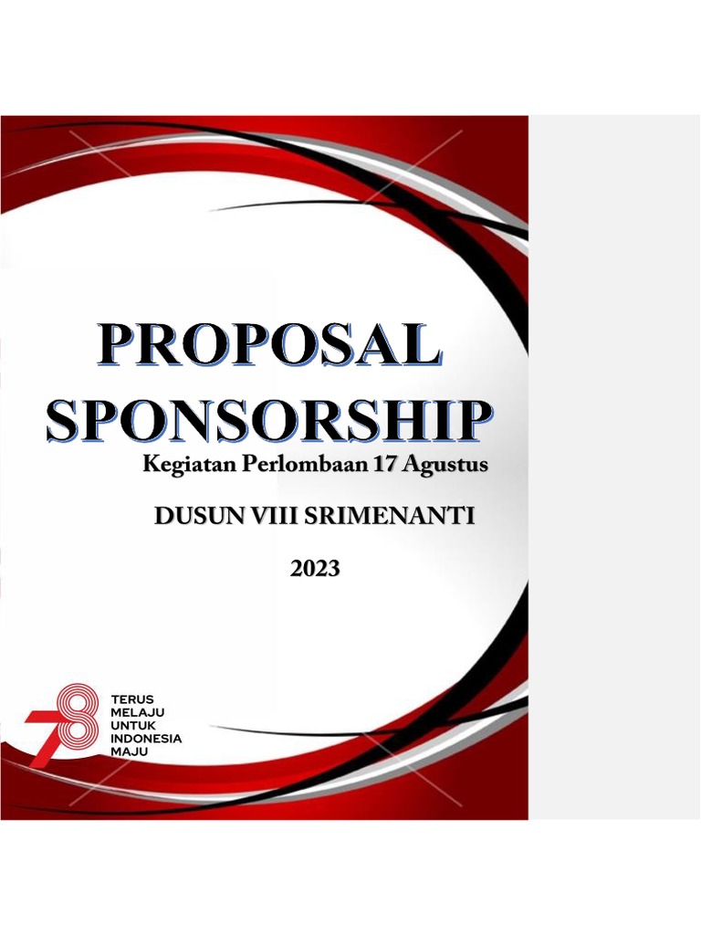 PROPOSAL SPONSORSHIP Kegiat An 17 Agustu | PDF | Perjalanan