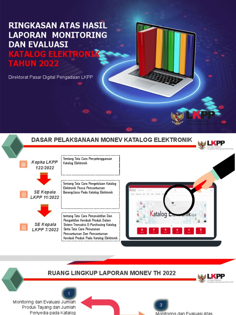 Draft PPT Lap Monev 2022 | PDF