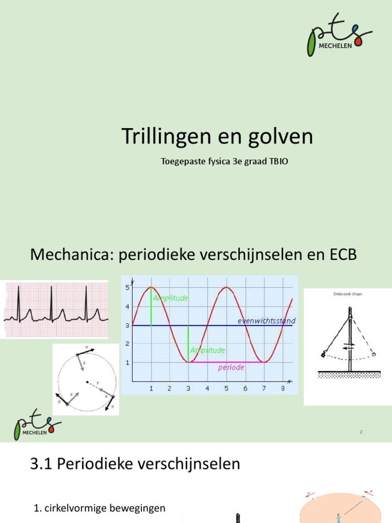 1 Toegepaste Fysica Trillingen en Golven | PDF