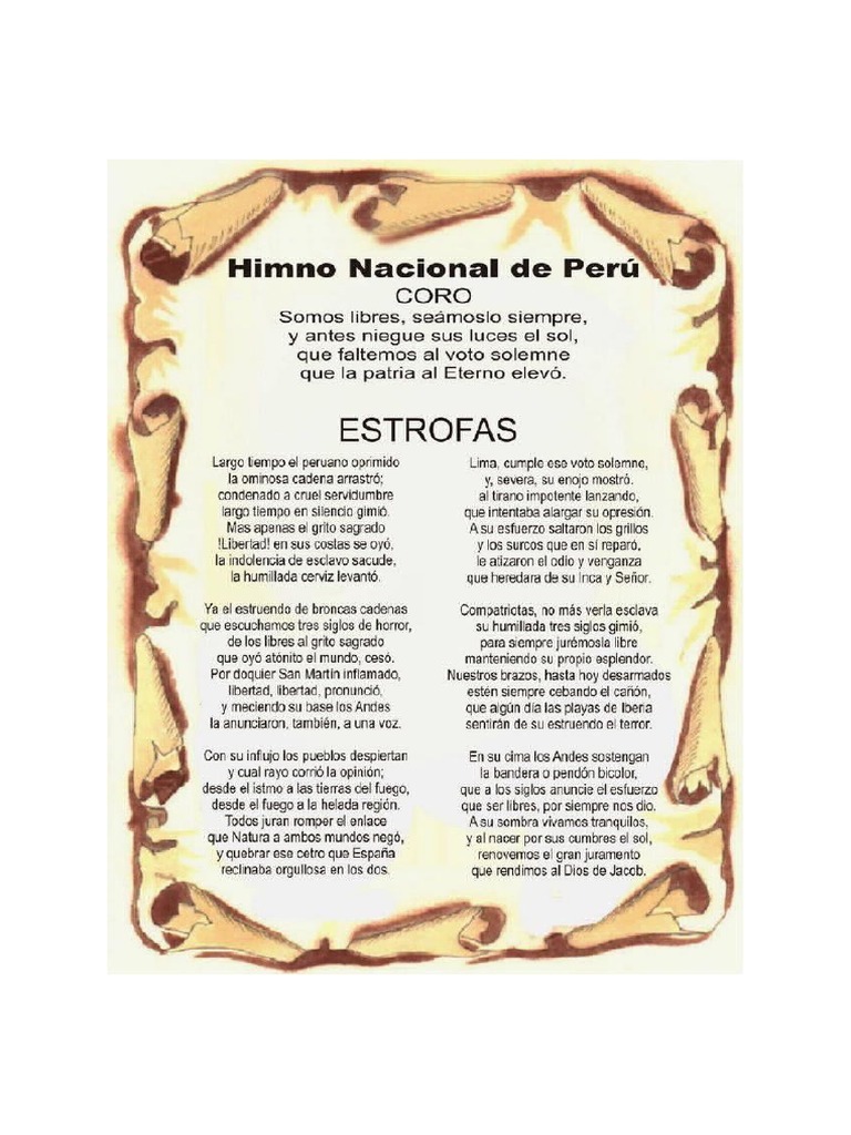 Himno Nacional | PDF