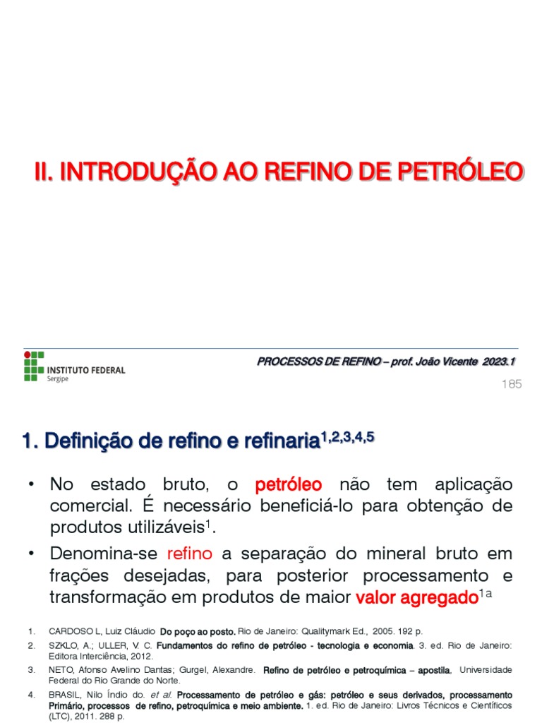 Fundamentos do Refino de Petróleo | PDF | Petróleo | Diesel