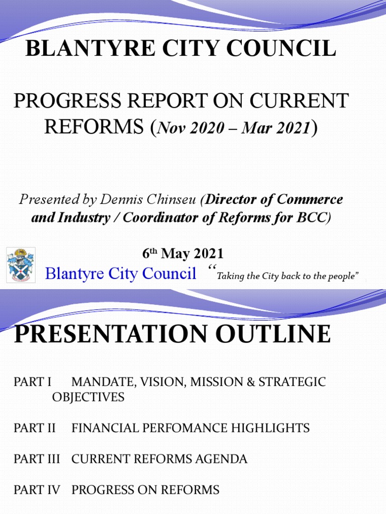 BCC Reforms Update - Ovp | PDF | Police | Public Finance