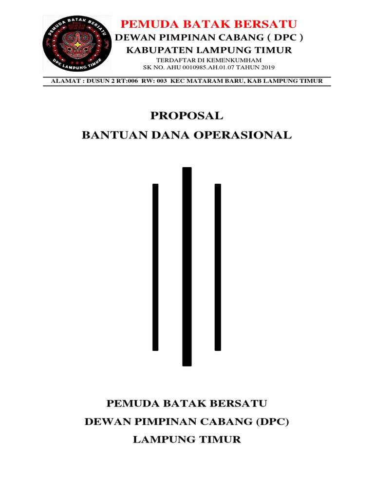 Proposal PBB DPC Lamtim 2023 Ke Pemda | PDF