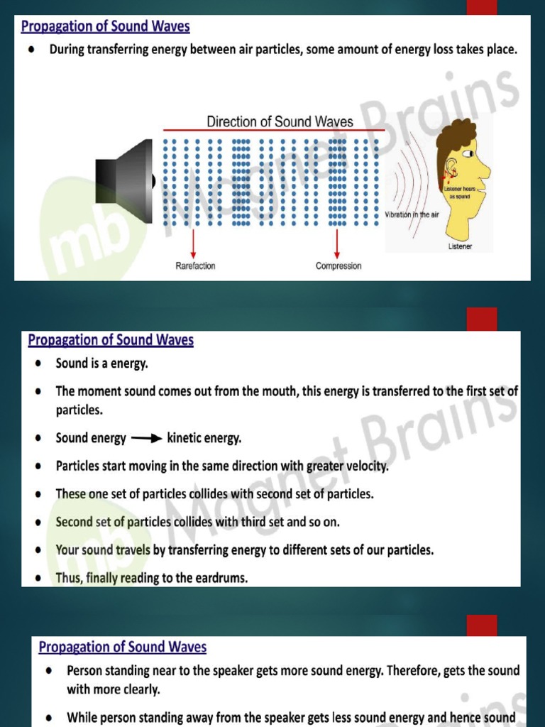 Propagation of Sound | PDF