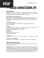 Ficha Tecnica Puristeril 340 | PDF | Hemodiálisis | Química