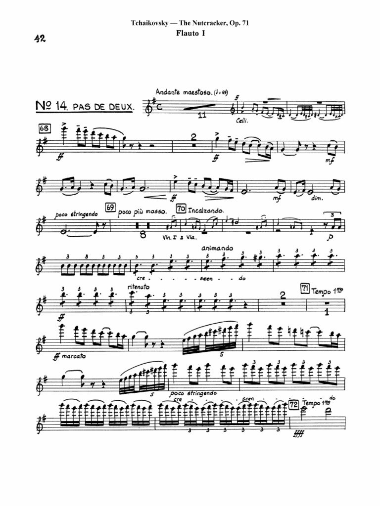 Pas de Deux All Parts | PDF