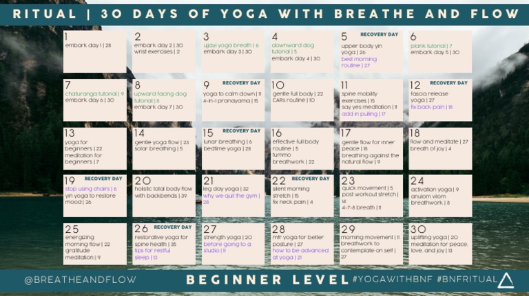 Beginner Ritual 2023 Yoga Calendar - FINAL | PDF