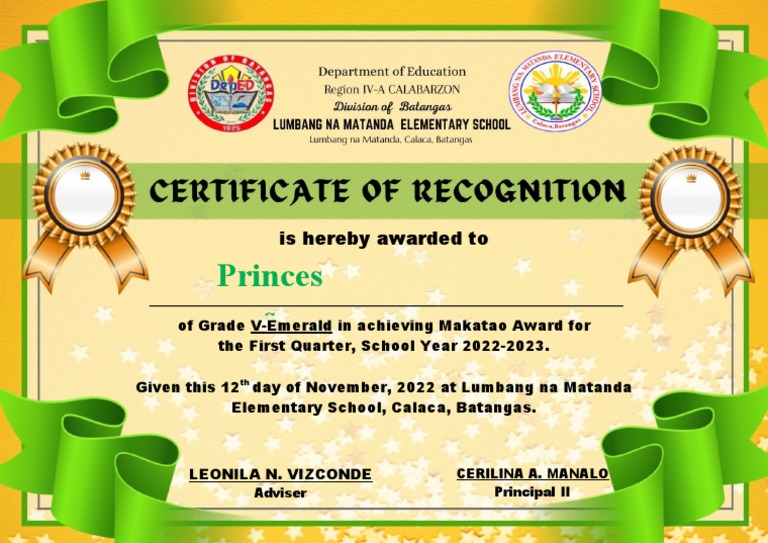 Core Values Award | PDF