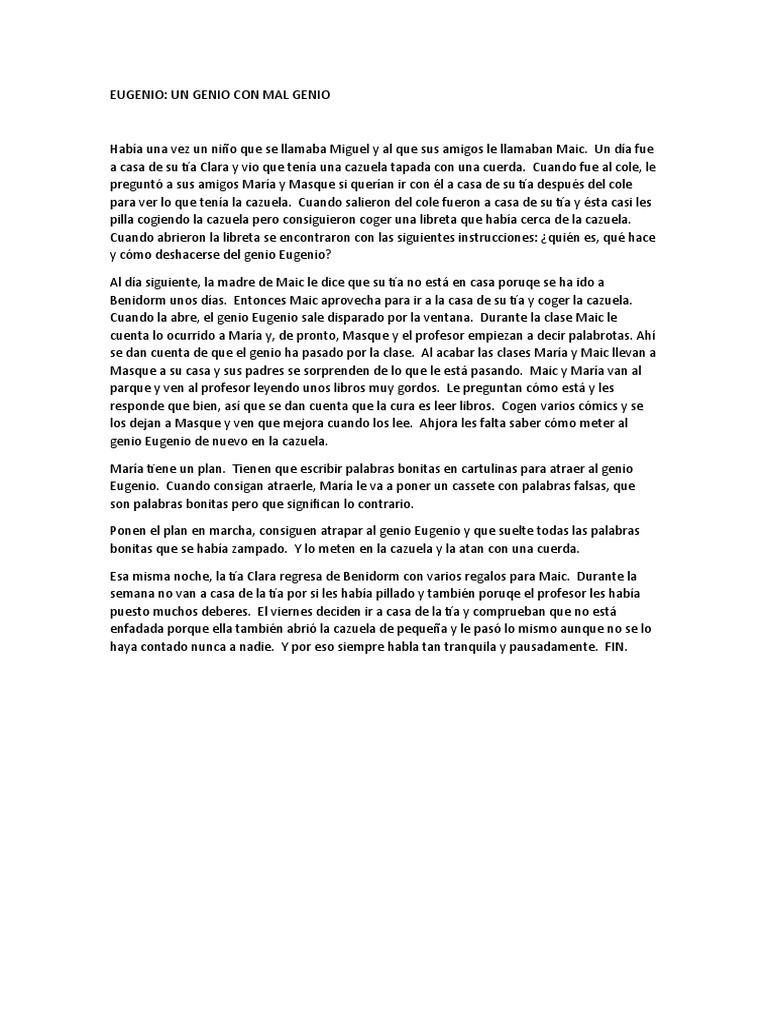 El Genio Eugenio | PDF