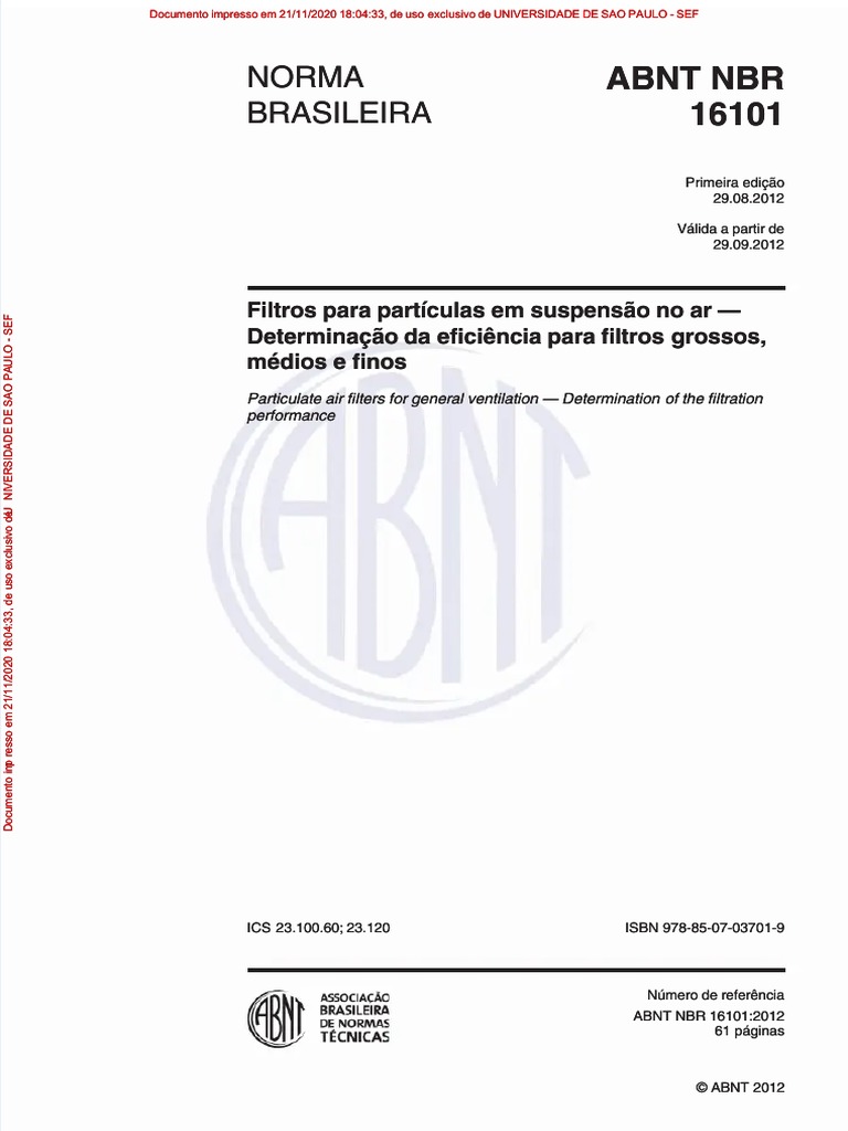 NBR 16101 2012 | PDF