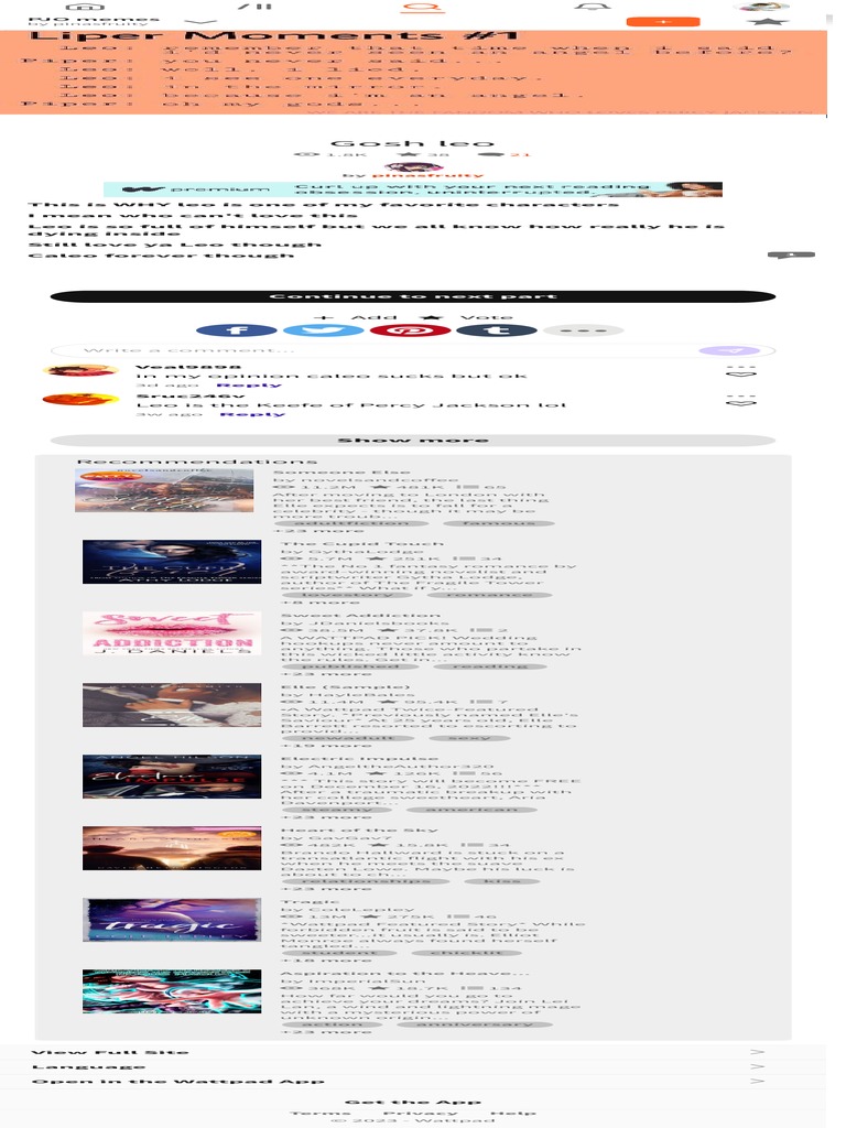 PJO Memes - Gosh Leo - Wattpad | PDF