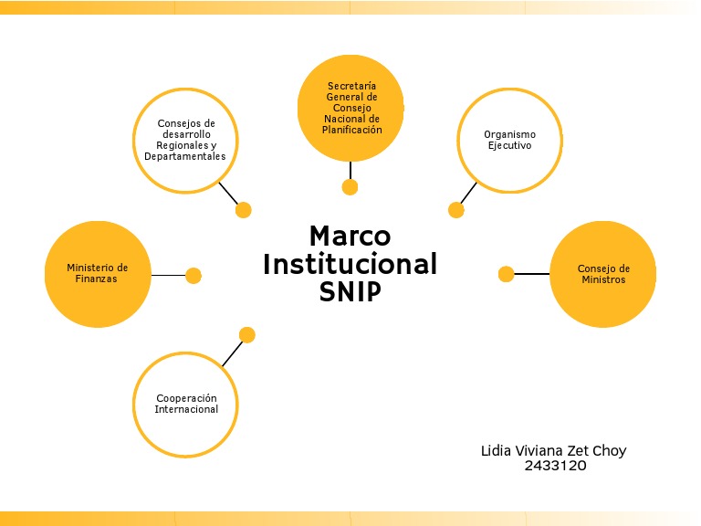 Marco Institucional SNIP | PDF