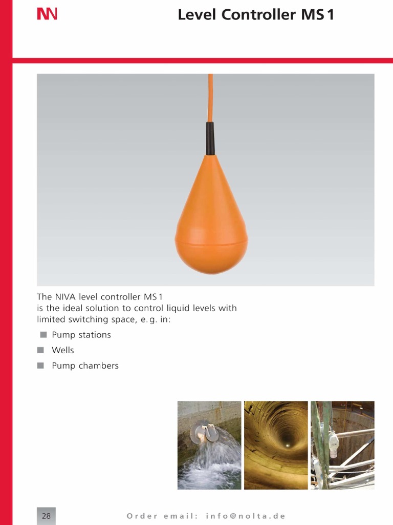 Data Sheet Level - Controller - MS1 | PDF